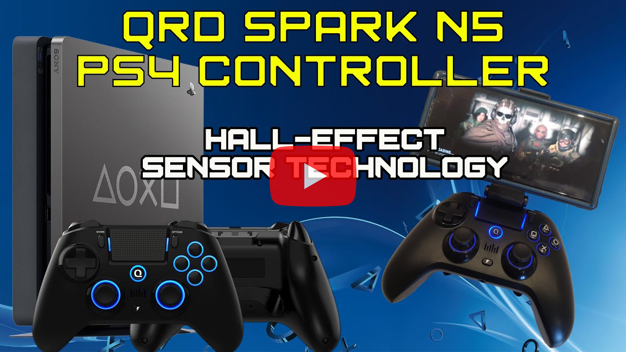 QRD SPARK N5 WIRELESS CONTROLLER FOR PS4 UNIVERSAL COMPATIBILITY PS3/PS4/PS5/PC/MOBILE PLATFORMS ...